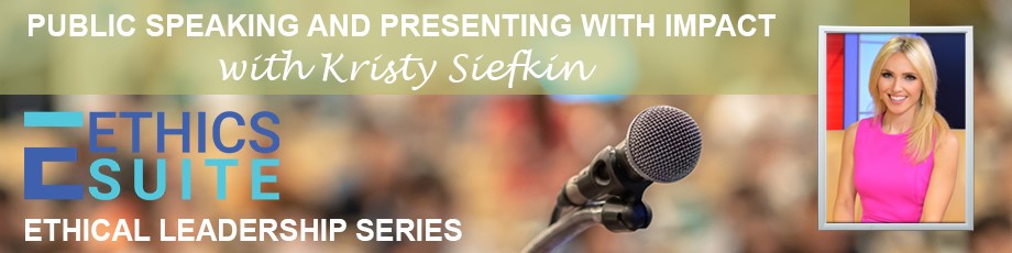 Public Speaking and Presenting with Impact - Ethics Suite